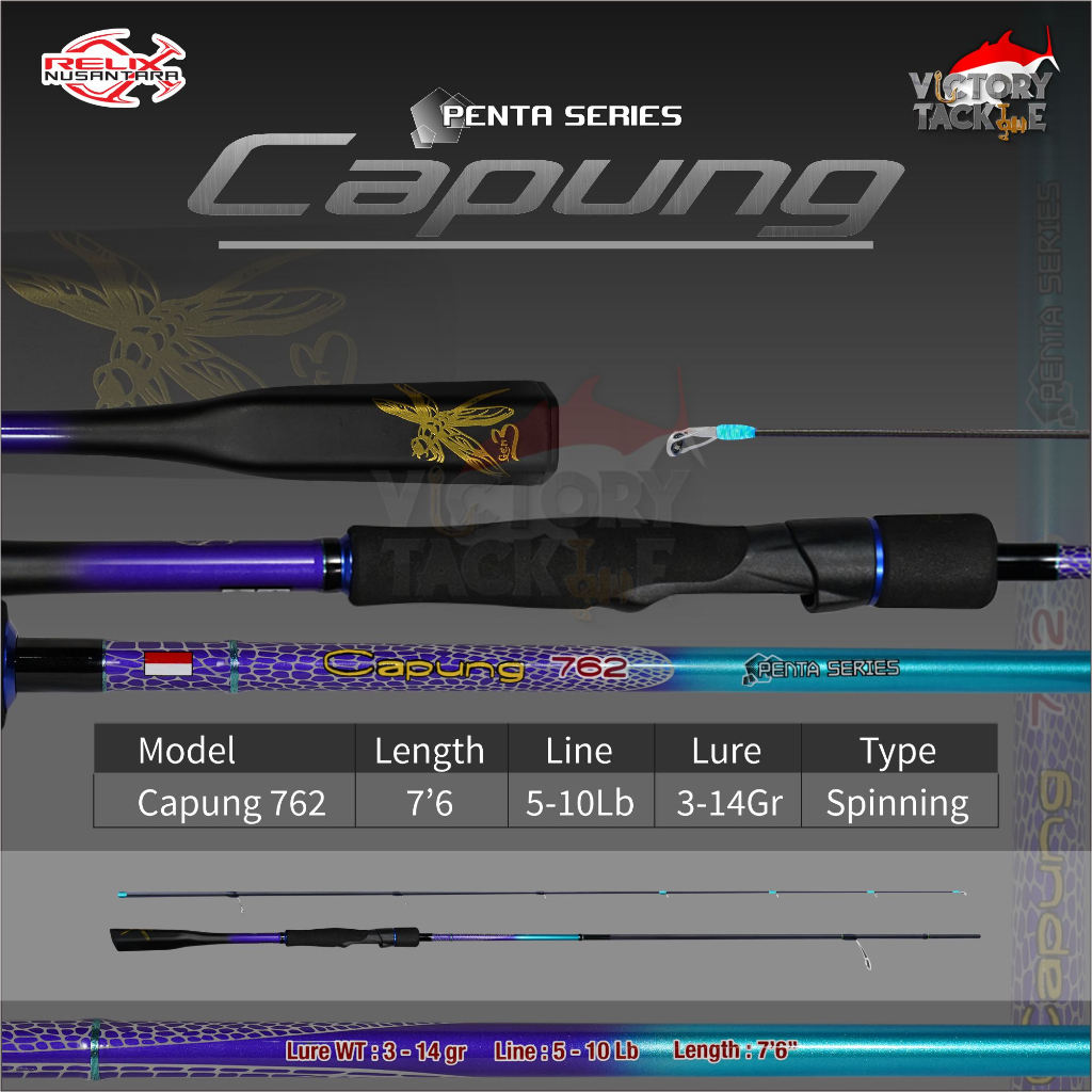 Jual EXTRA BONUS | Relix Nusantara Capung Gen 3 Penta Series 762 ...