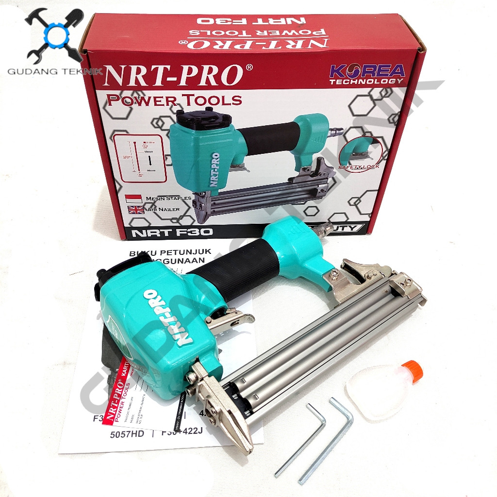 Jual MESIN PAKU TEMBAK ANGIN F30 NRT PRO / Air Nailer Norita Paku Lurus F-30 Alat Staples ...