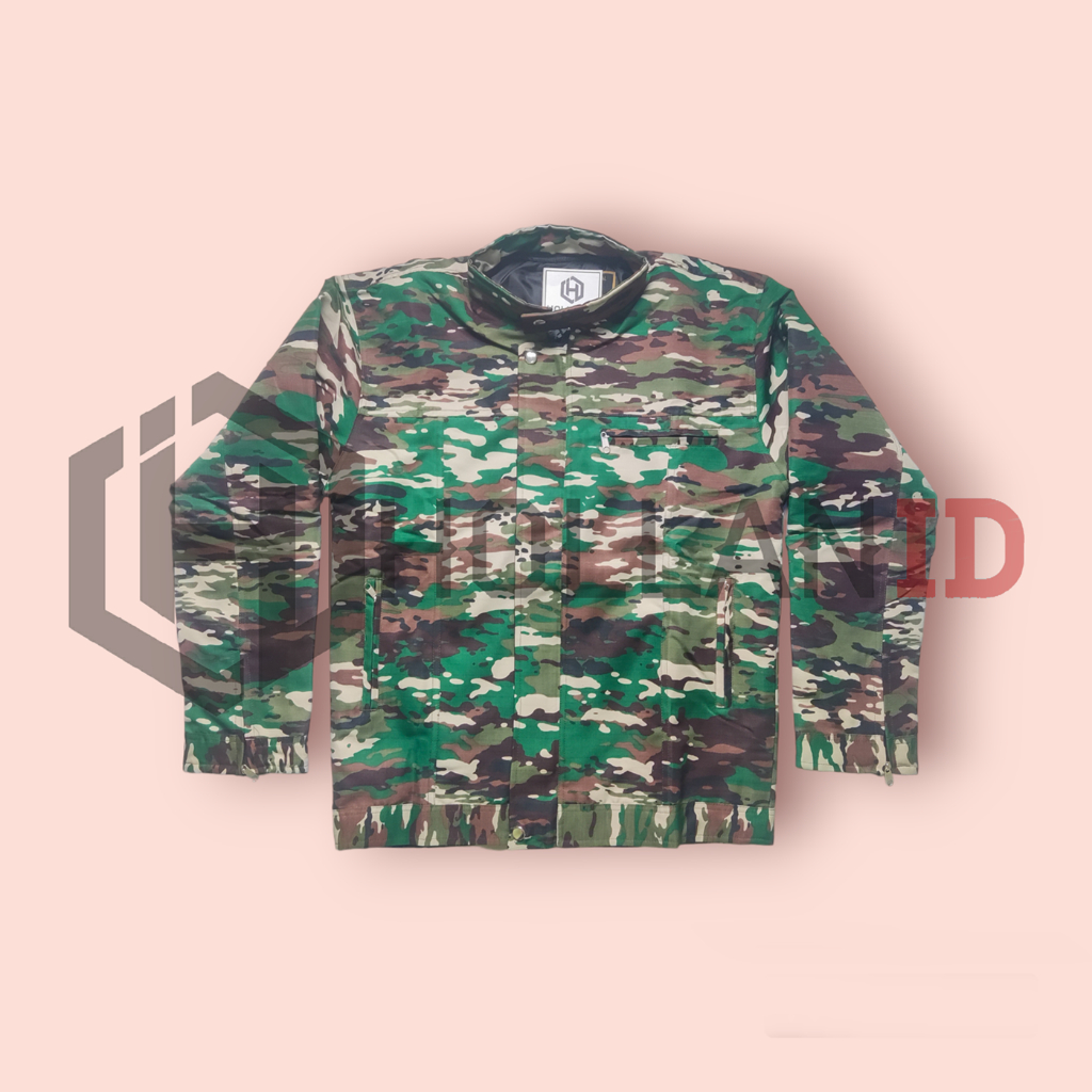 Jual Jaket Pria Tentara Hijau Loreng Kasad Baru Army Camo Tactical
