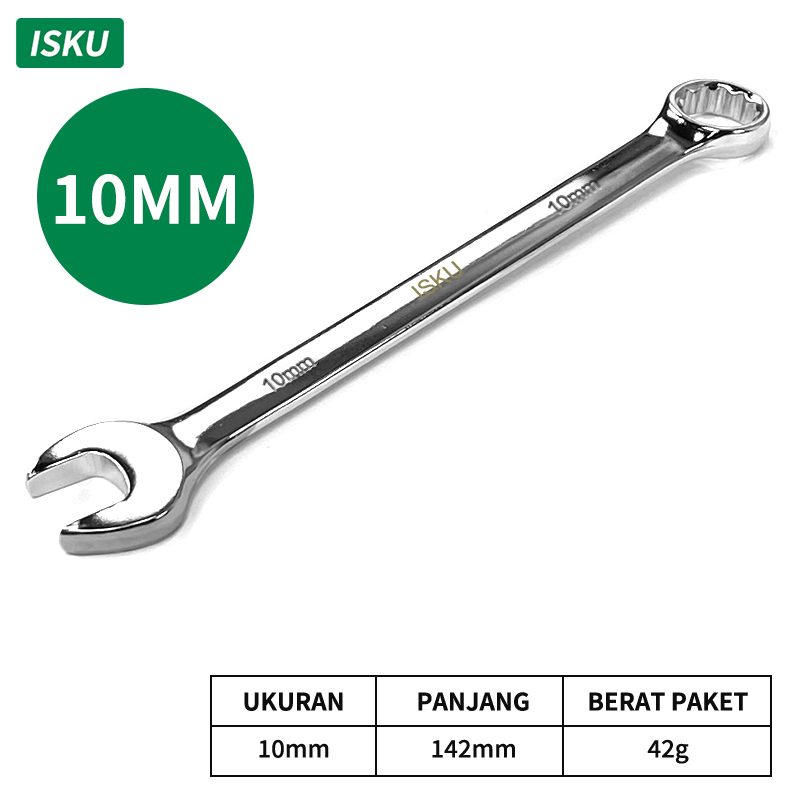 Jual ISKU Kunci Ring Pas Set Ratchet 8-19 mm Kunci Spanner Combination Wrench 8-24 mm ...