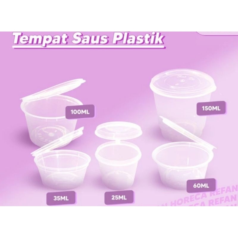 Jual cup saos cup puding 25ml 35ml 100ml 150ml | Shopee Indonesia