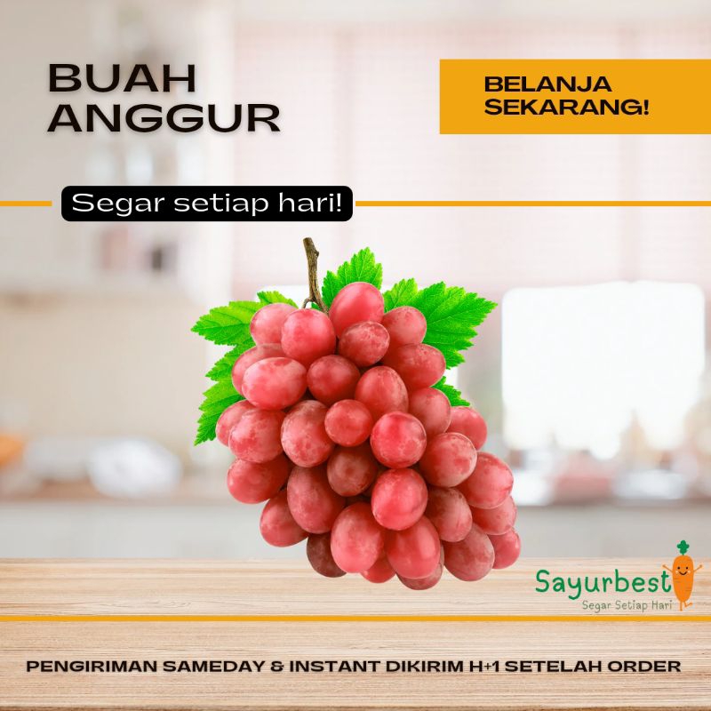 Jual Buah Anggur 500 gram | Shopee Indonesia