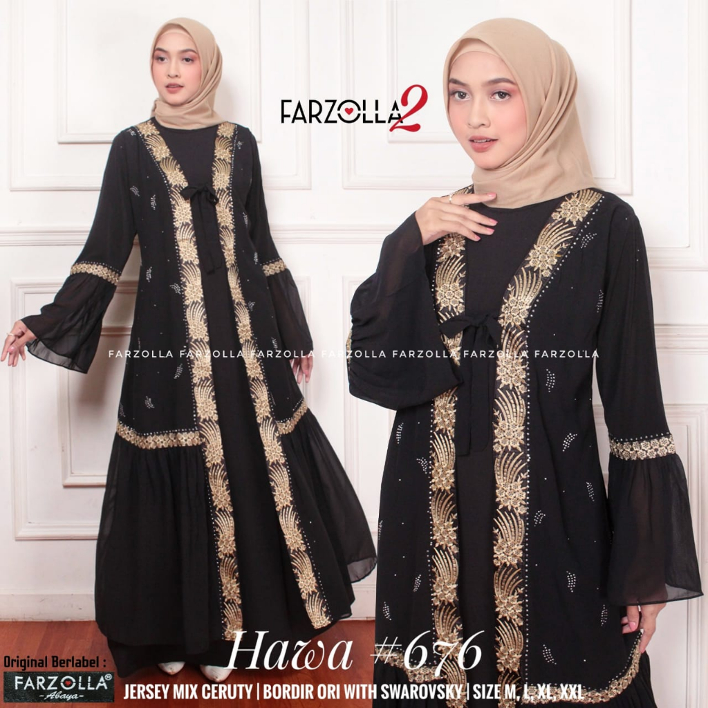 Jual Abaya Arab Turkey Hawa 676 Pakistan Umroh Gamis Jalabiya Mesir ...