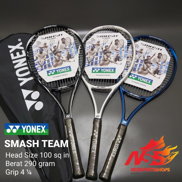 Jual Raket Tenis Yonex Smash Team 100 sq 290 gram Original | Shopee Indonesia