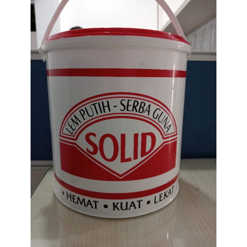 Jual lem putih serbaguna solid 4kg | Shopee Indonesia