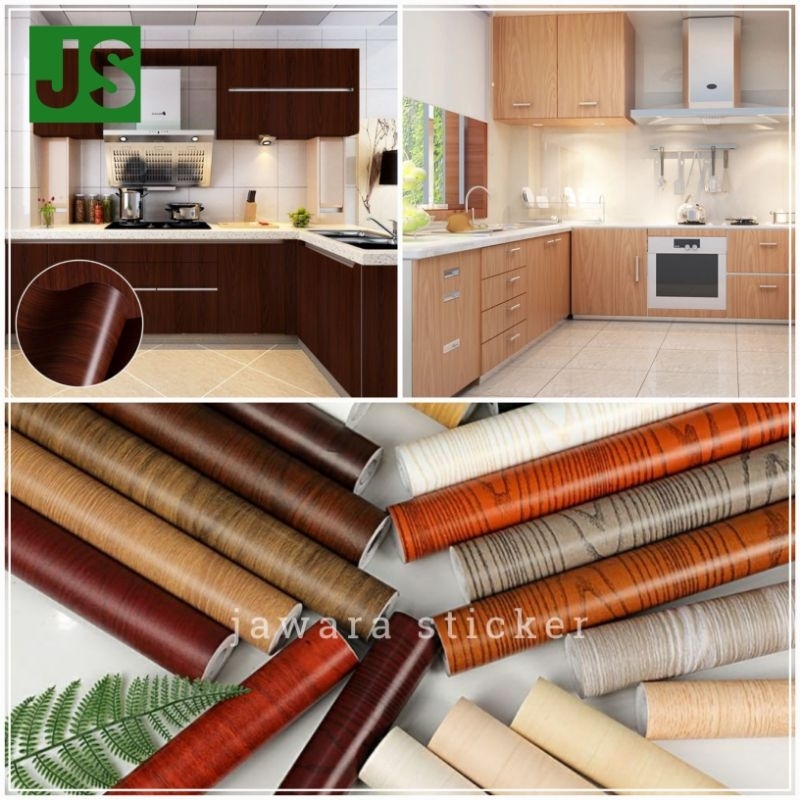 Jual Stiker kayu furniture/lemari/meja/lantai/dinding/pintu/triplek ...