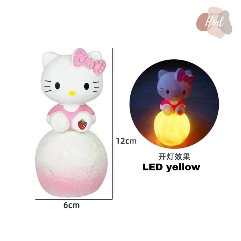 Jual Topper Kue Bentuk Kucing Hello Kitty Melody Kuromi Dekorasi Action ...