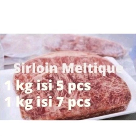 Jual Sirloin wagyu meltique beef steak 1 kg | Shopee Indonesia