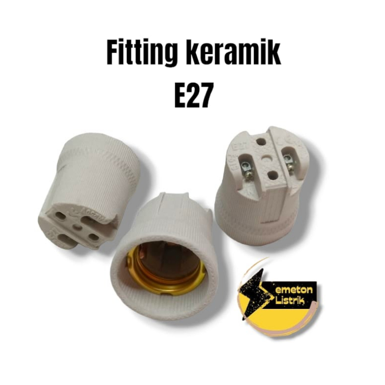 Jual Fiting Keramik E27 - Fitting Keramik - Fiting Downlight | Shopee ...