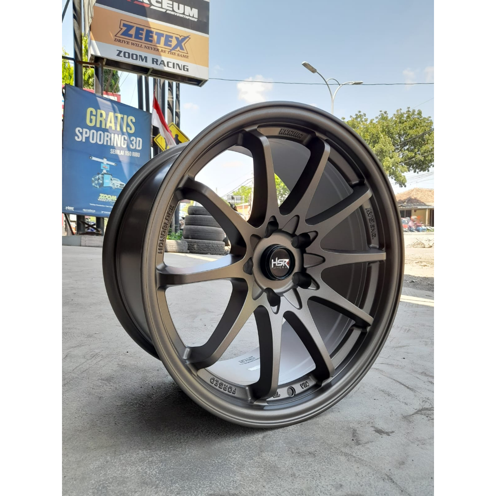 Jual Velg Mobil JDM Keren Ring 18 HSR HIROSHIMA 10500 R18 Bronze Buat BMW | Shopee Indonesia