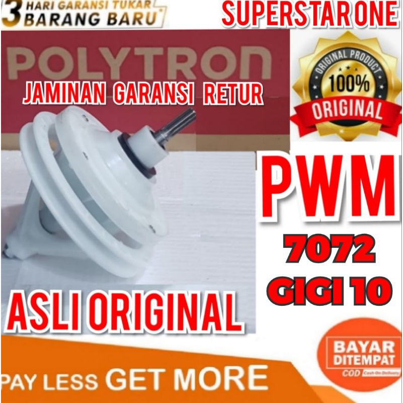 Jual Gear Box polytron mesin cuci PWM 7072 mesin cuci PWM 7072 | Shopee ...
