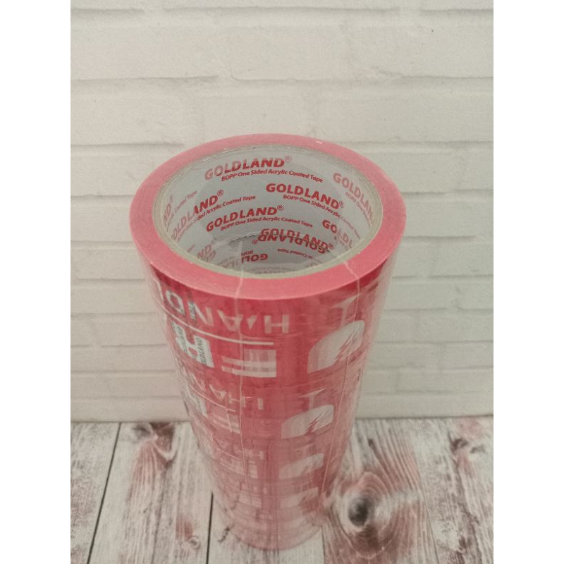 Jual Opp Lakban tape solasi isolasi Fragile merah 2 Inch merah 50meter dan 100meter | Shopee ...