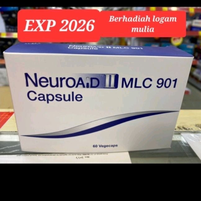 Jual NEUROAID II MLC 901 Moleac 60' Vegetarian capsule | Shopee Indonesia