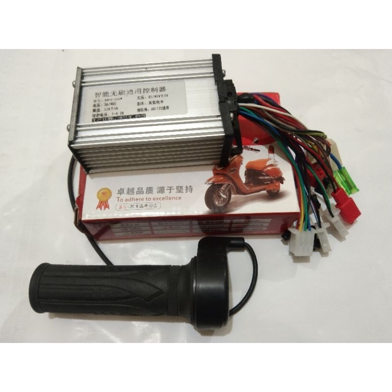 Jual Controller Paket Lengkap Universal Sepeda Listrik 36v/48v Dc 350w ...