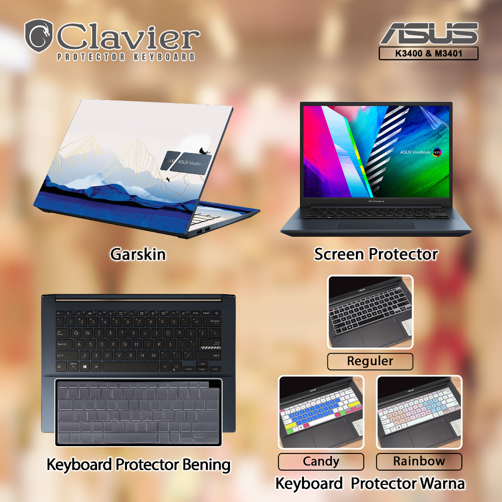 Jual Cover Keyboard Screen Protector Garskin Laptop Anti Gores Asus ...
