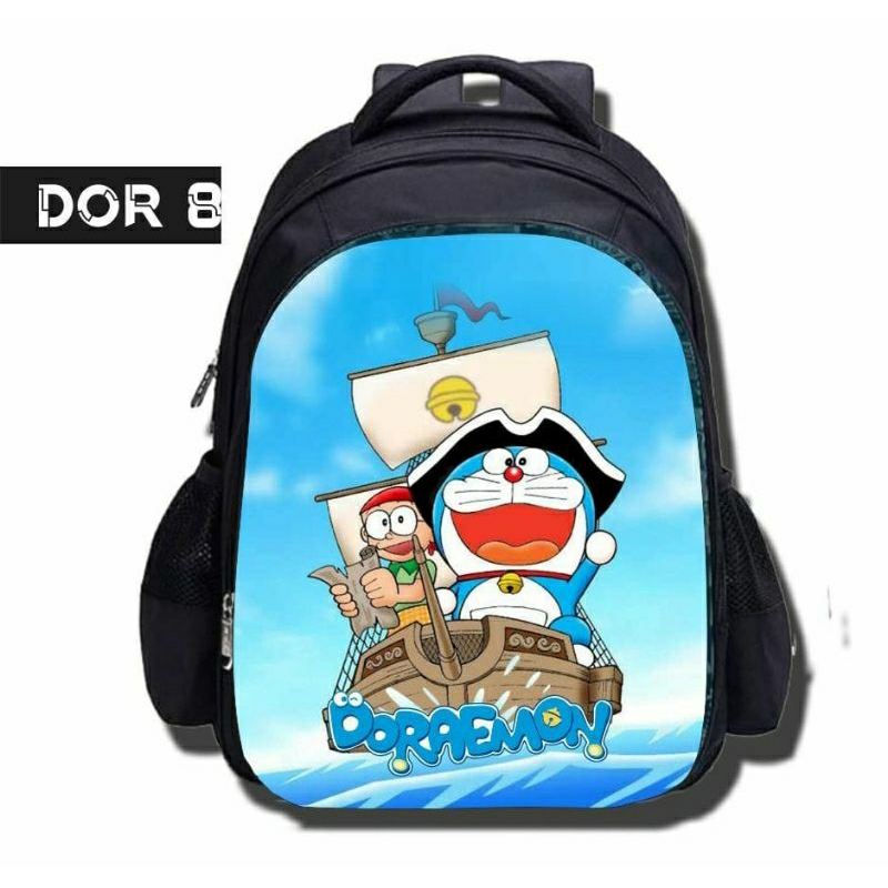 Jual TAS RANSEL ANAK KARAKTER DORAEMON FREE CETAK NAMA DAN PHOTO BISA ...