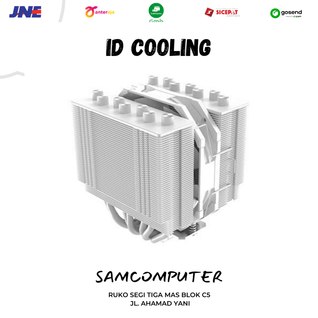 Jual ID COOLING ID-COOLING SE-207-XT SLIM SNOW CPU Cooler (Intel/AMD ...
