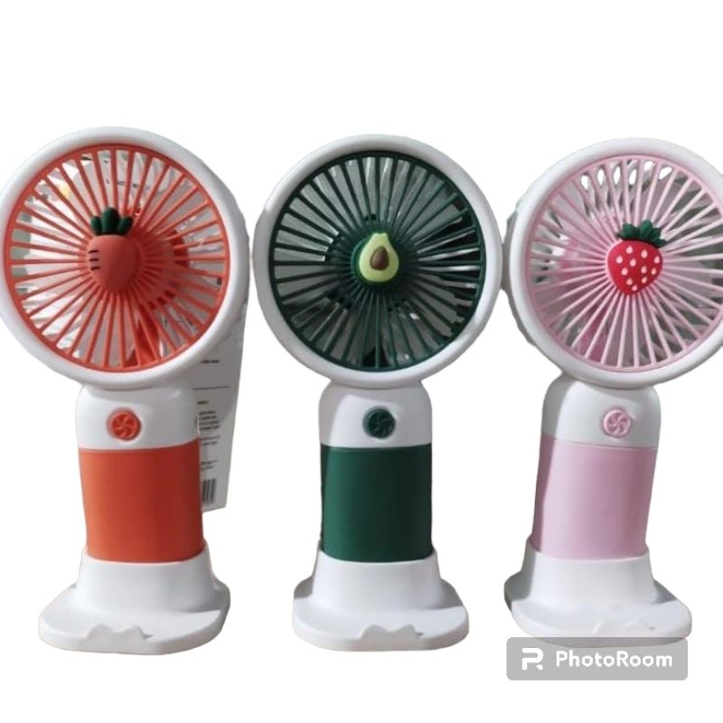 Jual KIPAS ANGIN MINI HANDHELD FAN BUNGAN / BUAH | Shopee Indonesia