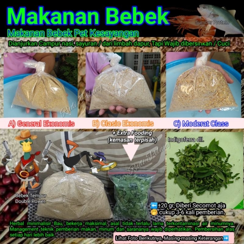 Jual Voer pur pakan makanan bebek itik soang entok angsa ayam pet ...
