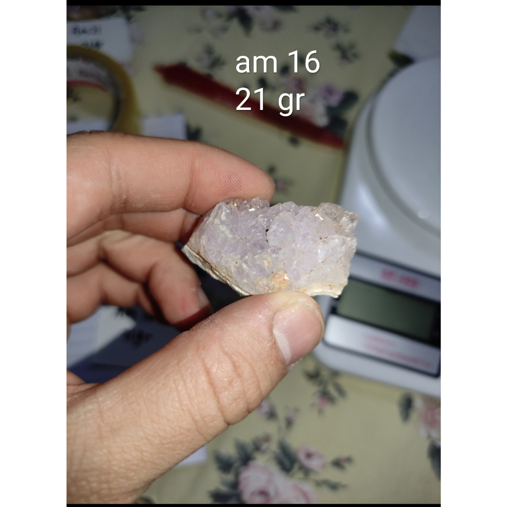 Jual amethys crystal mini cluster kode am16 21 gram kecubung bongkahan | Shopee Indonesia