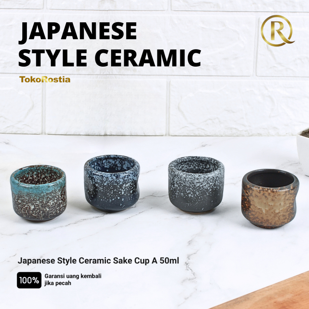 Jual Japanese Style Ceramic Cup A 50ml | Shopee Indonesia