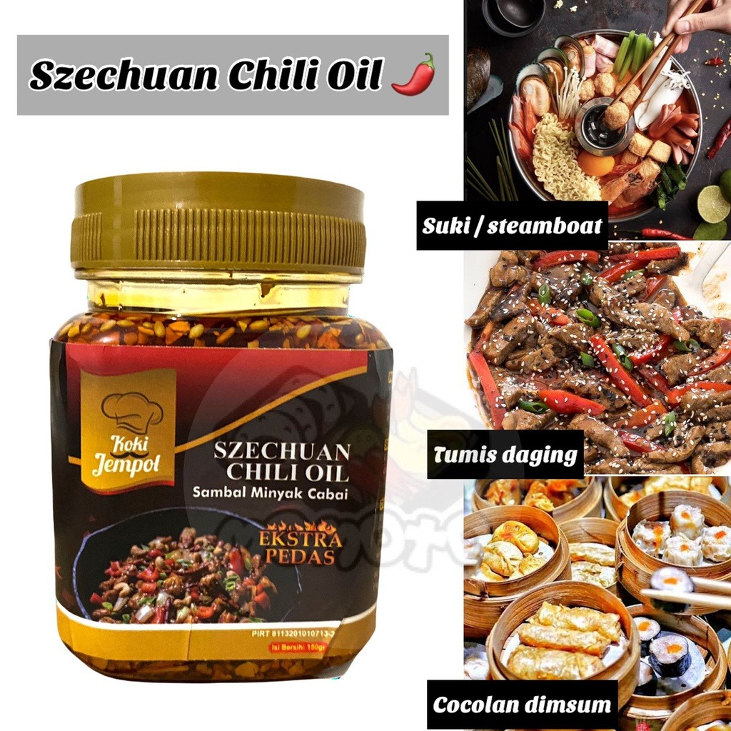 Jual Koki Jempol Szechuan Chili Oil / Sambal Minyak Cabai - 150Gram | Shopee Indonesia