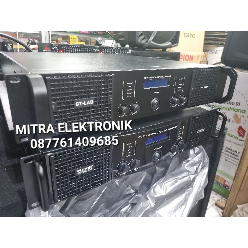 Jual Power Amplifier GT LAB HA 12004 Original Class H Power GT LAB AH ...
