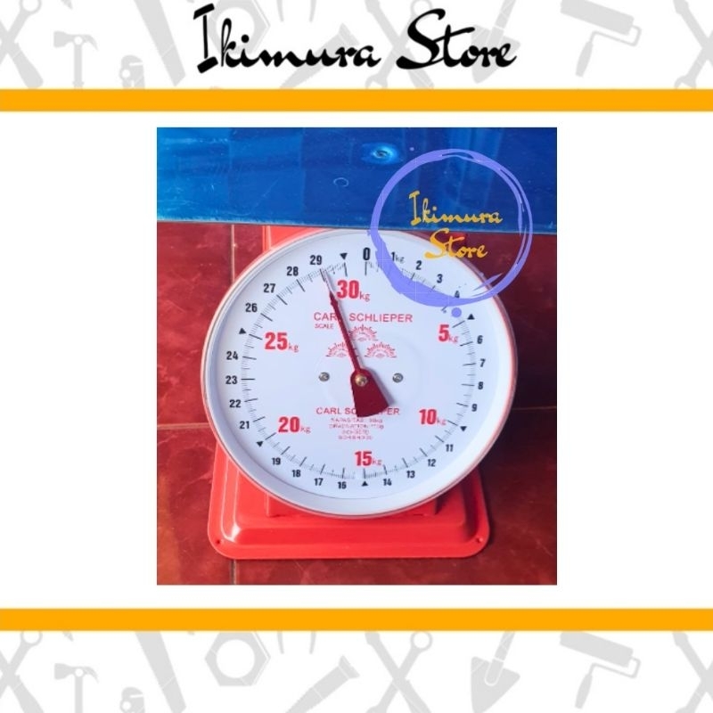 Jual Timbangan Jarum Duduk Datar 30 kg | Shopee Indonesia