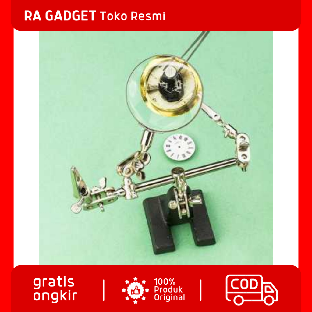 Jual Helping Hand Tool Kaca Pembesar dengan Penjepit / Kaca Pembesar ...