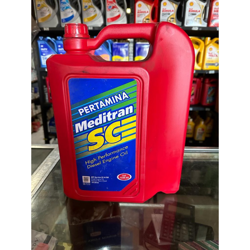 Jual OLI MEDITRAN SC SAE 15W-40 (10 LITER) DIJAMIN ORIGINAL (HARGA PROMO) | Shopee Indonesia