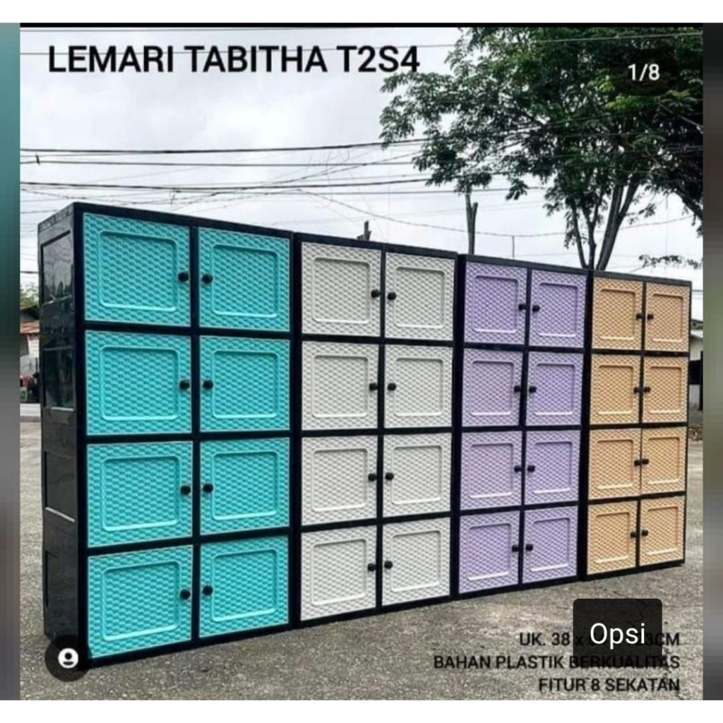 Jual LEMARI PAKAIAN TABITHA CLICK 4 SUSUN | Shopee Indonesia
