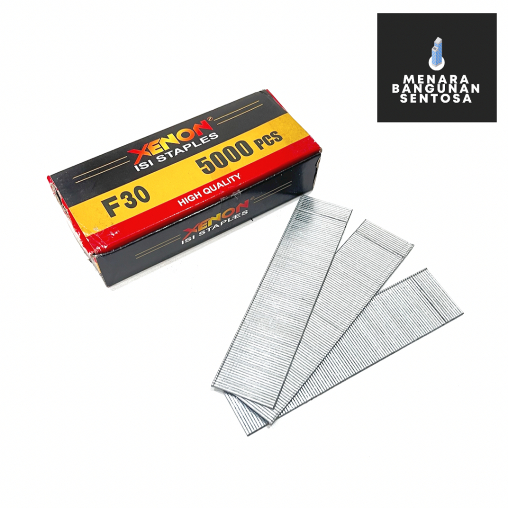 Jual Isi Staples Paku Tembak Xenon F30 - Refill Stapler Staple Gun ...