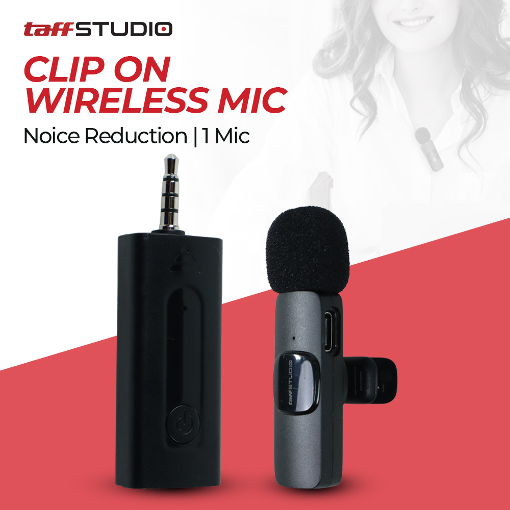Jual POM Premium 2.4GHz Clip On Jack 3.5mm Mik Microphone Mik Mikrofon ...