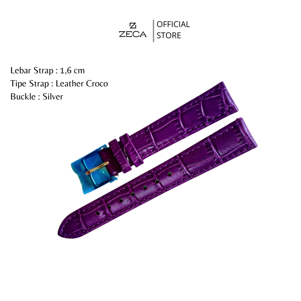 Jual Strap (1,6cm) Leather Tipe Croco Warna Ungu | Shopee Indonesia