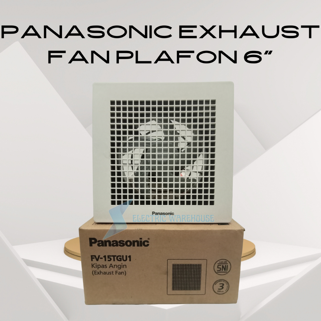 Jual PANASONIC EXHAUST FAN PLAFON FV-15TGU1 , 6 " 6 INCI INCH | Shopee ...