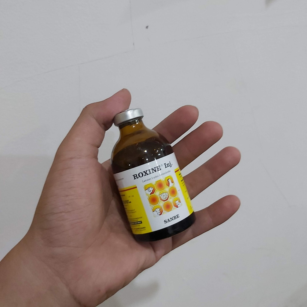Jual Roxine Inj 50 ml Antibiotik Enrofloxacine Hewan Ternak Sanbe ... Jual Roxine Inj 50 ml Antibiotik Enrofloxacine Hewan Ternak Sanbe ...