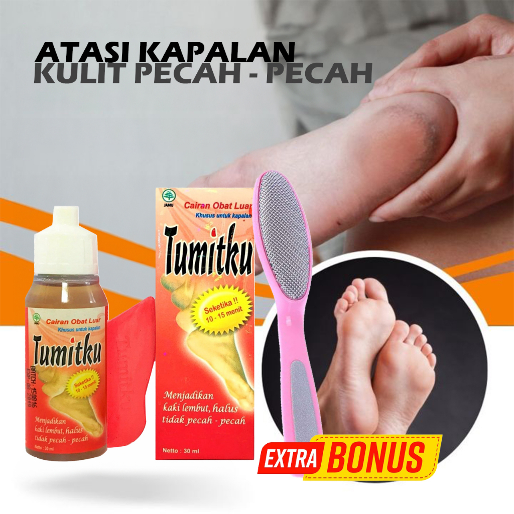 Jual Tumitku 30 ML BPOM Free Amplas Kaki Penghalus Tumit Kapalan Lotion ...