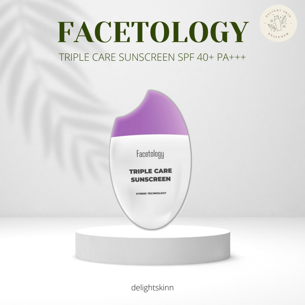 Jual Facetology Triple Care Sunscreen SPF 40+ PA+++ | Shopee Indonesia