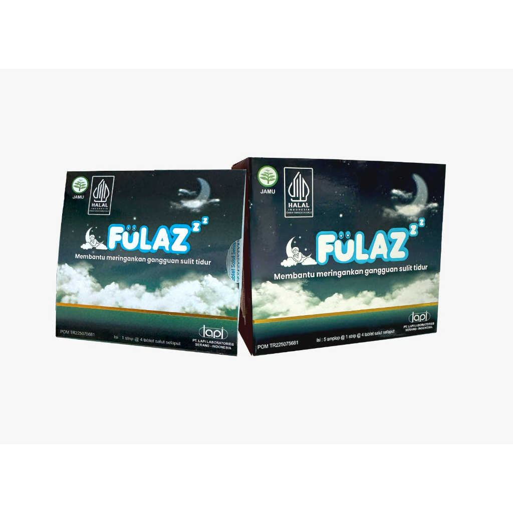 Jual Fulaz 1 Strip 4 Tablet / Obat Herbal Meringankan Gangguan Tidur ...