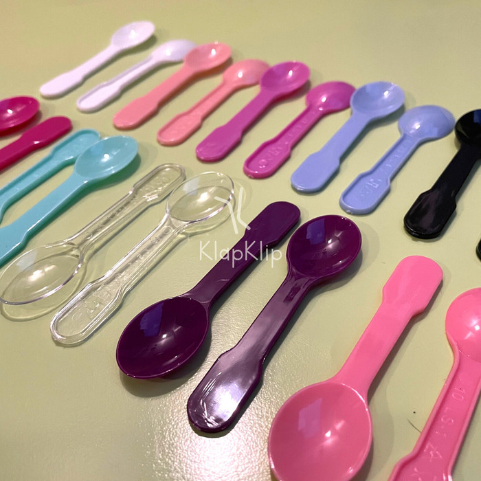 Jual 100pcs Sendok Jelly Plastik / Sendok Plastik Ice Cream / Sendok ...