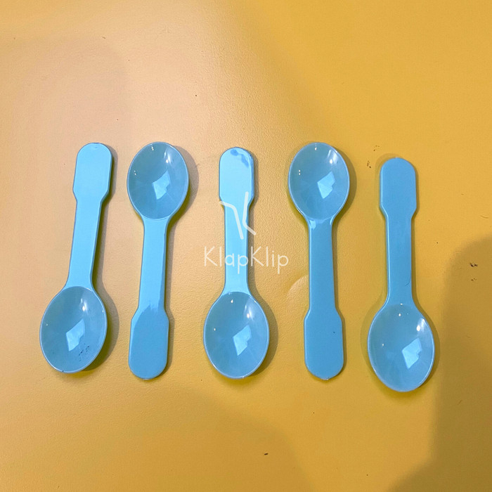 Jual 100pcs Sendok Jelly Plastik / Sendok Plastik Ice Cream / Sendok ...