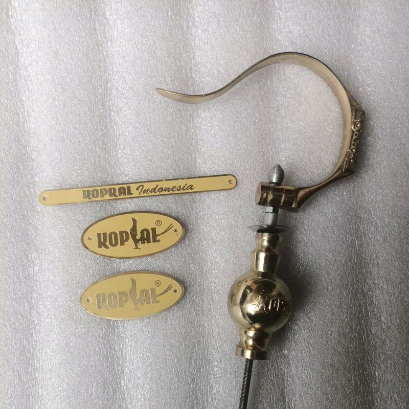 Jual plat emblem logo sangkar kandang burung kopral original bukan plat ...