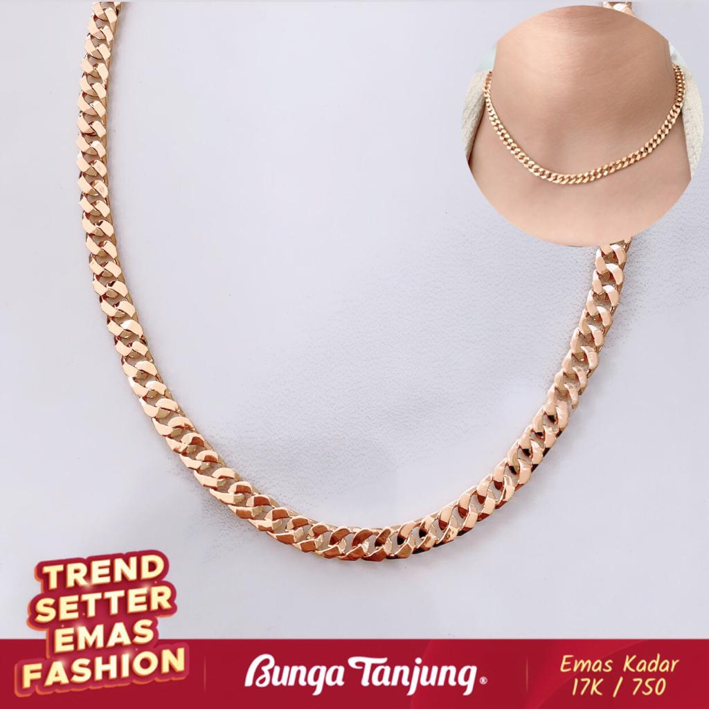 Jual KALUNG JEDAR SISIK NAGA GLOSSY - EMAS 17K - BUNGA TANJUNG GOLD ...