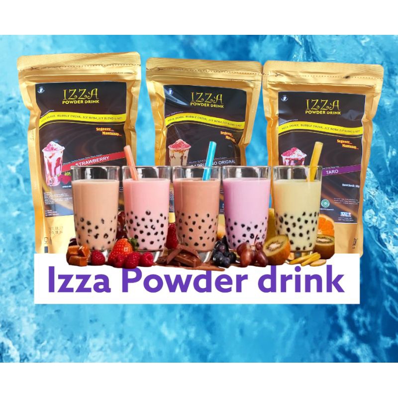 Jual izza powder drink kemasan 500 gr. bubuk minuman kemasan 500gr ...