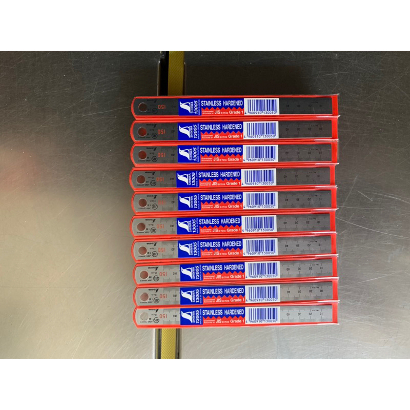 Jual Penggaris Stainless steel 15 cm SHINWA Made in Japan 100% ORIGINAL | Shopee Indonesia