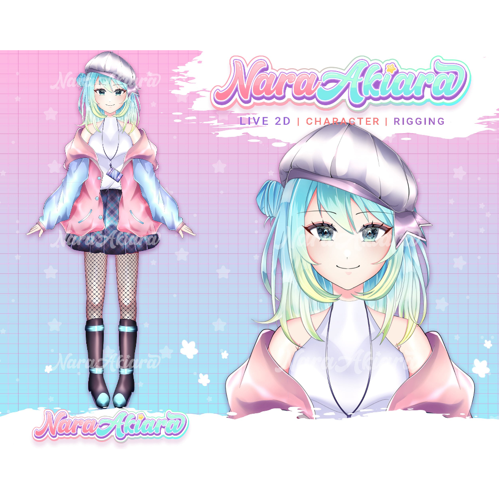 Jual Live2D Karakter Vtuber Tampil Profesional dan Memukau, Kreasi ...