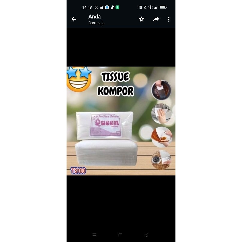 Jual TISU SERBAGUNA 200g / TISU KOMPOR | Shopee Indonesia