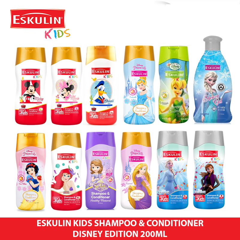 Jual Eskulin Kids Shampoo & Conditioner - 200ml | Shopee Indonesia