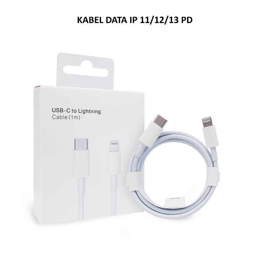 Jual (B) KABEL DATA IP 11 12 13 KABEL CHARGER PD TYPE-C TO LIGHTNING ...