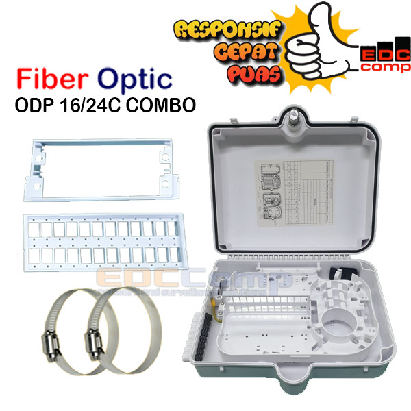 Jual ODP 8/16/24 Core SC Tube Splitter|Box FO 16C/24C Single Lock Buka ...